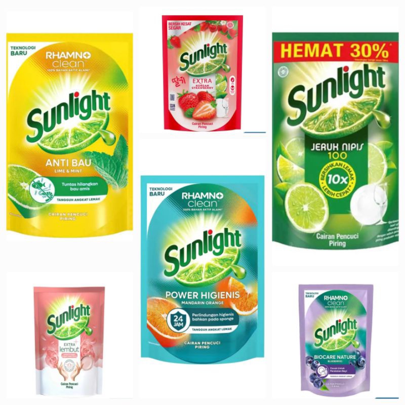 Jual SUNLIGHT SABUN CUCI PIRING 600ml | Shopee Indonesia