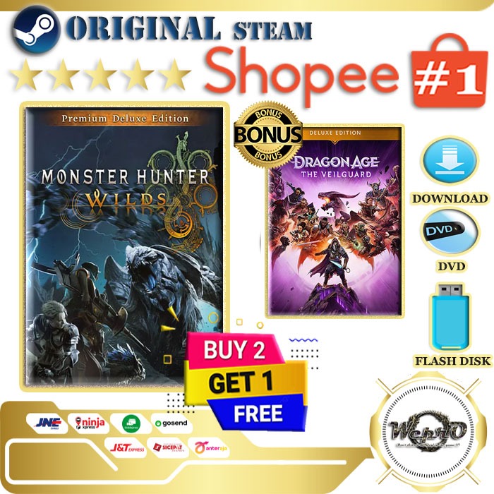 Jual Monster Hunter Wilds Prmium Deluxe Edition - PC GAME - GAME PC - GAME LAPTOP - HANDLED GAME ...