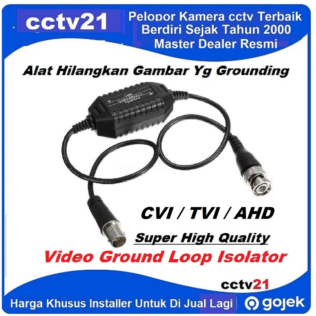 Jual Ground Loop Isolator (Built in Video Balun) CVI / TVI / AHD Haga Promo cctv21 | Shopee ...