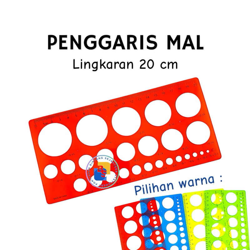 Jual 1 Pcs Penggaris Lingkaran / Mal Lingkar | Shopee Indonesia