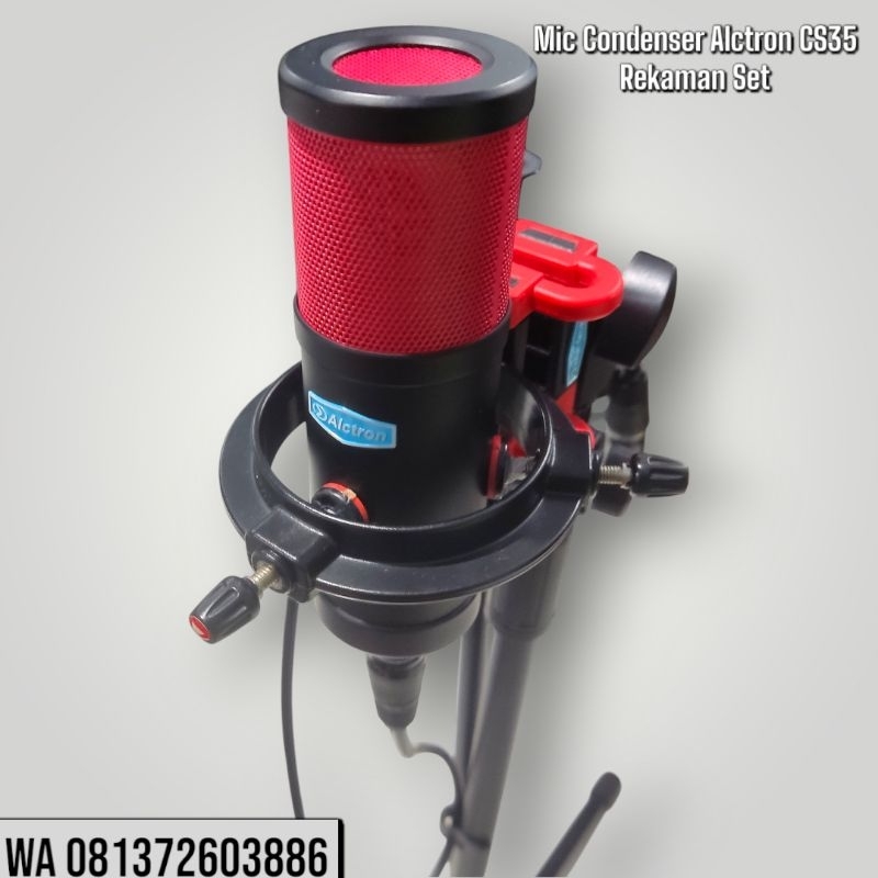 Jual Mic Alctron CS35 Condenser Microphone + Set Rekaman | Shopee Indonesia
