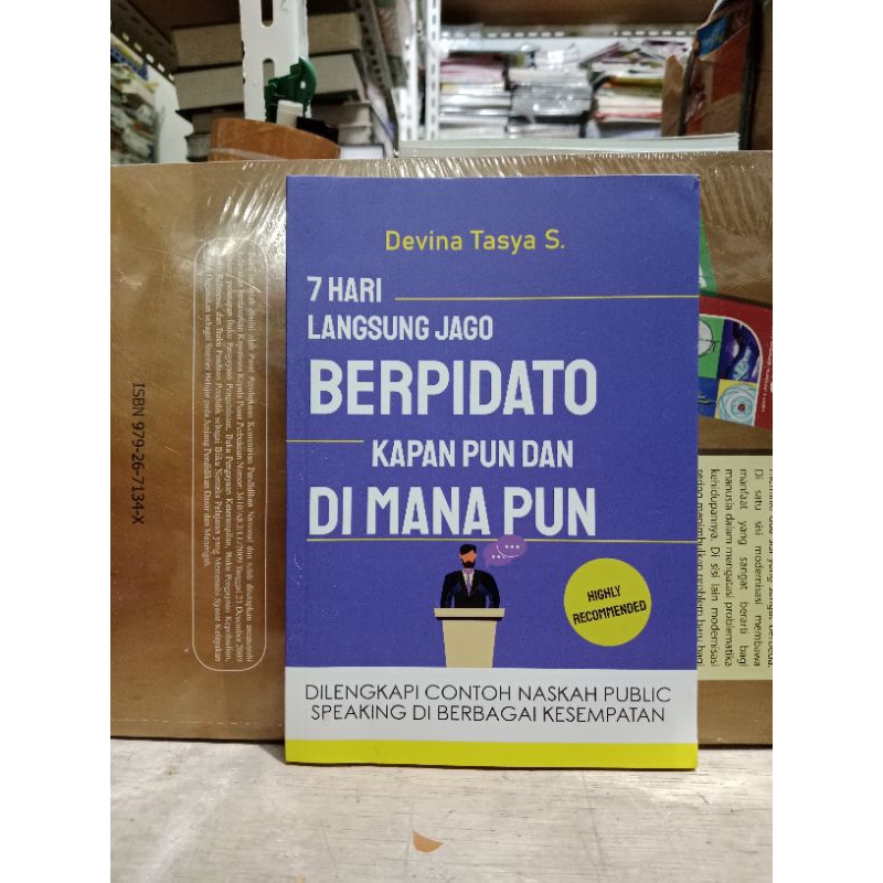 Jual BUKU 7 HARI LANGSUNG JAGO BERPIDATO KAPANPUN DAN DIMANAPUN ...