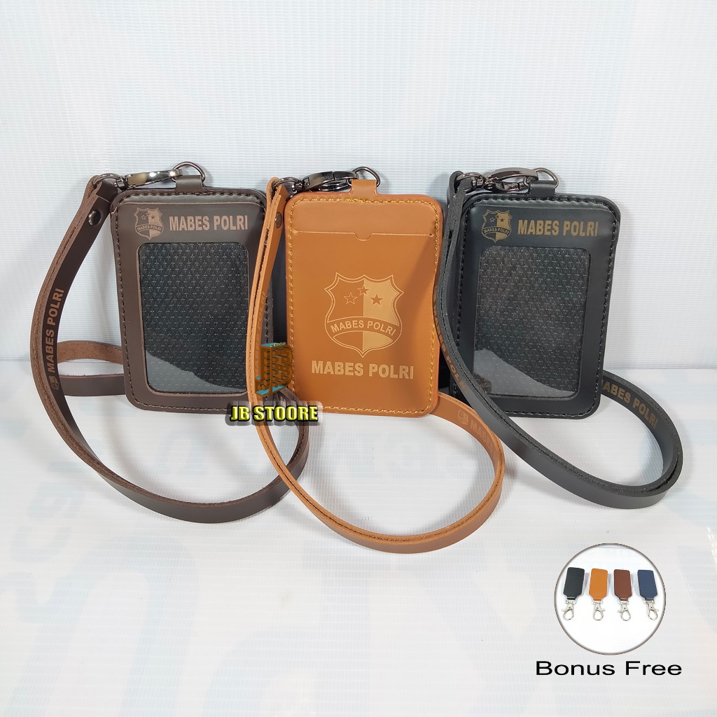Jual Tempat Id Card MABES POLRI Kulit / Id Card Holder Mabes Polri ...