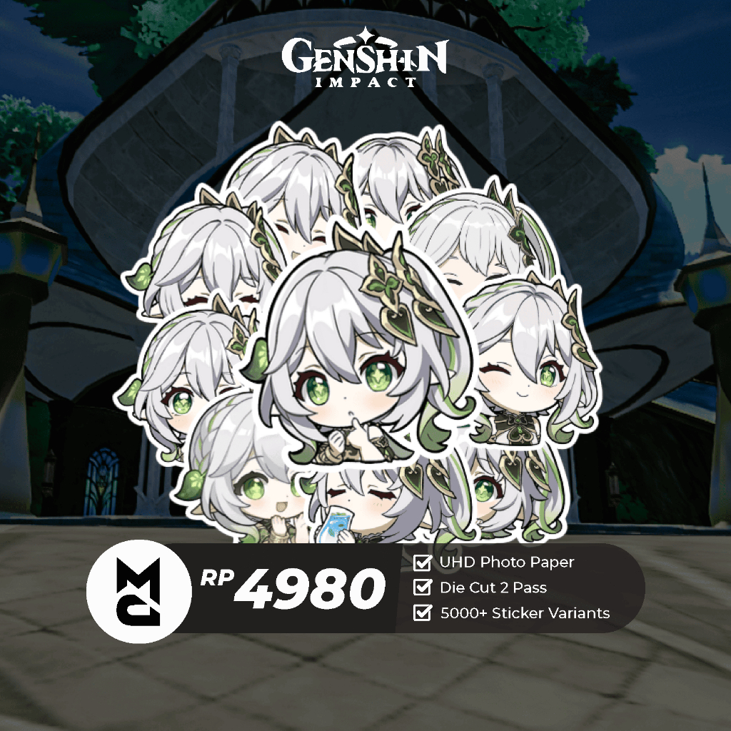 Jual Sticker Genshin Impact Nahida Sticker Anime Aesthetic Lucu Sticker ...
