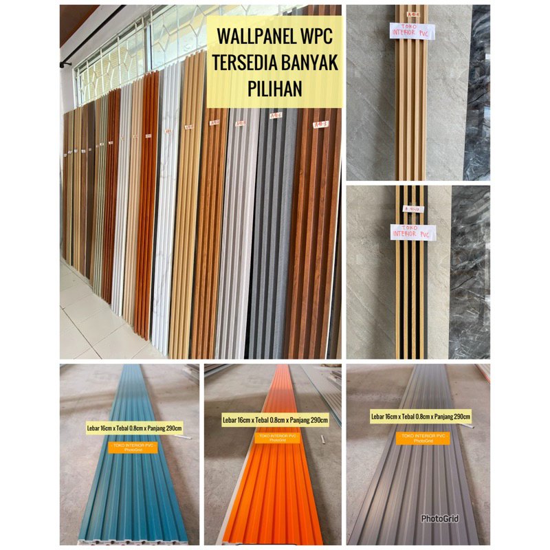 Jual Wallpanel WPC Indoor Wall Panel Kisi Kisi Fluted Panel Backdrop TV ...