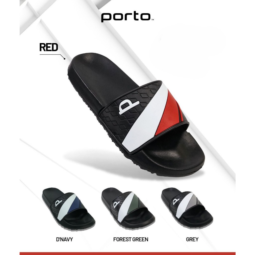 Jual PORTO SANDAL SLOP PRIA KARET EVA TERBARU KEKINIAN FLIP FLOP SENDAL ...