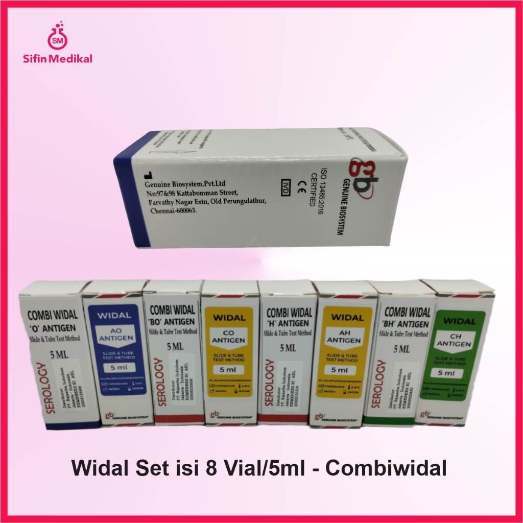 Jual Reagen Widal Set isi 8 Vial/5ml-Combiwidal | Shopee Indonesia