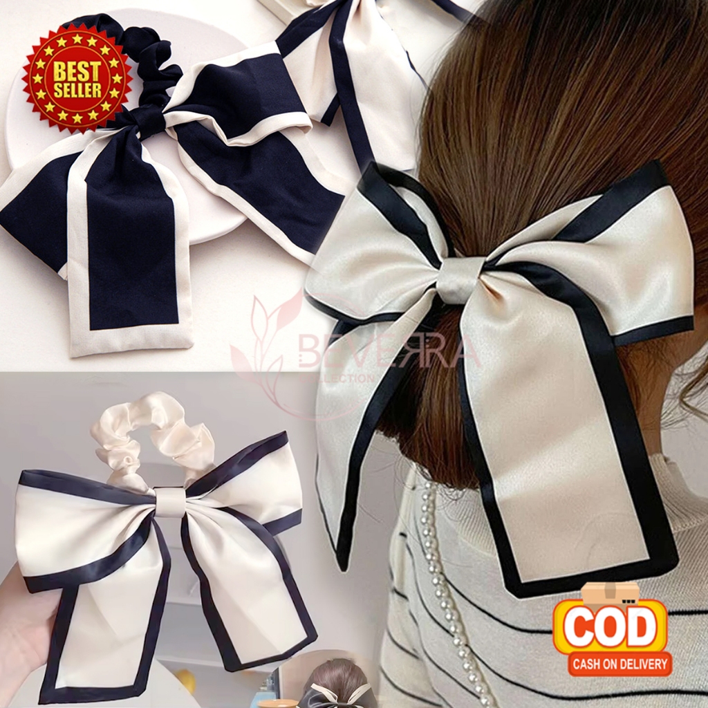 Jual Ikat Rambut Korea Wanita Model Pita Lucu Polos Hiasan Rambut Gaya ...
