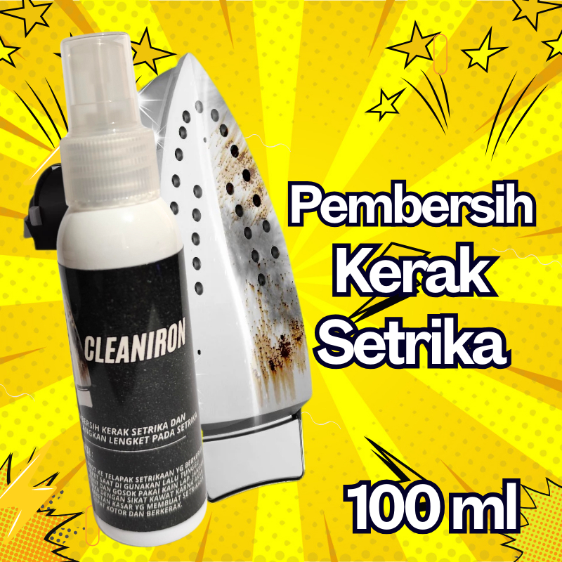 Jual Pembersih Kerak Setrikaan Gosong Dan Lengket 100ml Untuk Setrika ...