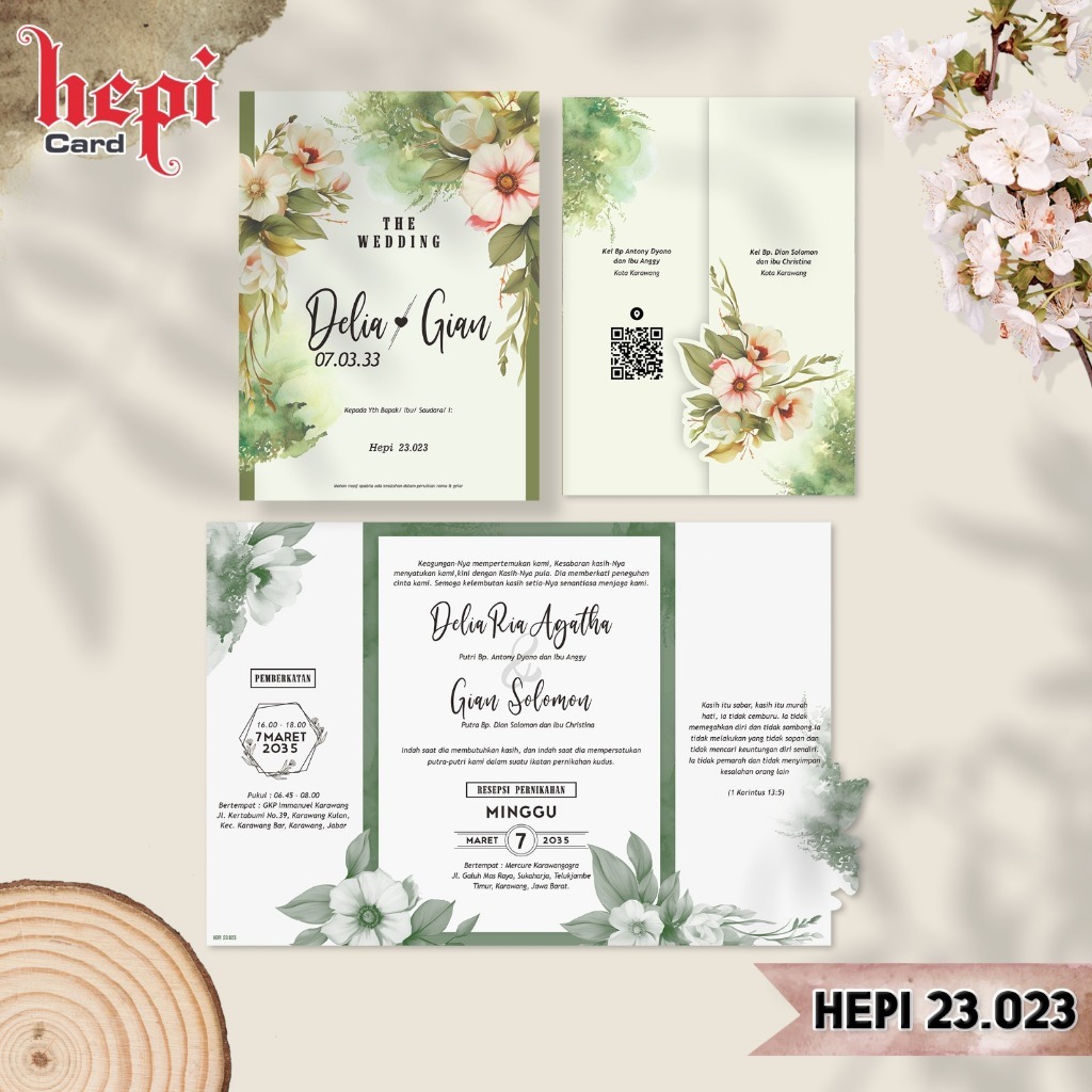 Jual HEPI 023-BLANGKO UNDANGAN HEPI-UNDANGAN PERNIKAHAN MURAH-WEDDING INVITATION-UNDANGAN KHITAN ...