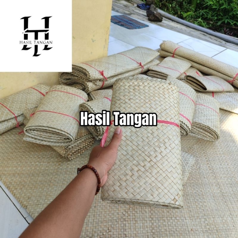 Jual TIKAR ANYAMAN DAUN PANDAN/TIKAR MAYAT 180x120cm | Shopee Indonesia