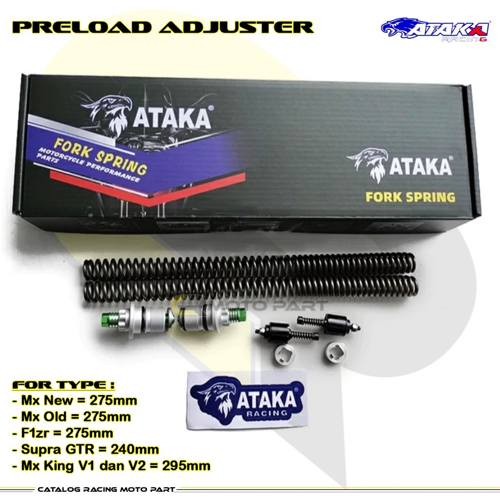 Jual ATAKA RACING Preload Emulator Per shock Depan Set Supra GTR Mx ...