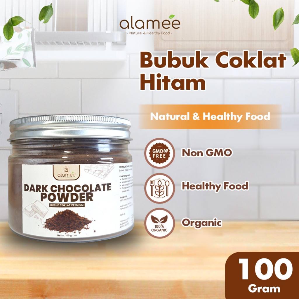 Jual ALAMEE Dark Chocolate Powder Coklat Bubuk Minuman Serbuk Kakao ...