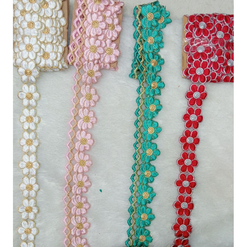 Jual RENDA BUNGA METERAN | Shopee Indonesia