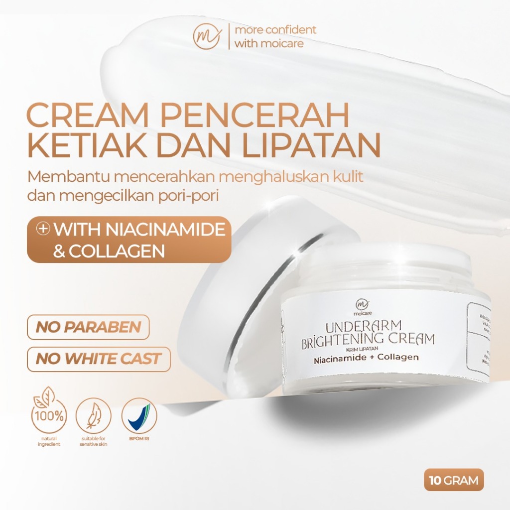 Jual MOICARE Cream Pencerah Pemutih Ketiak Selangkangan Leher Pantat ...