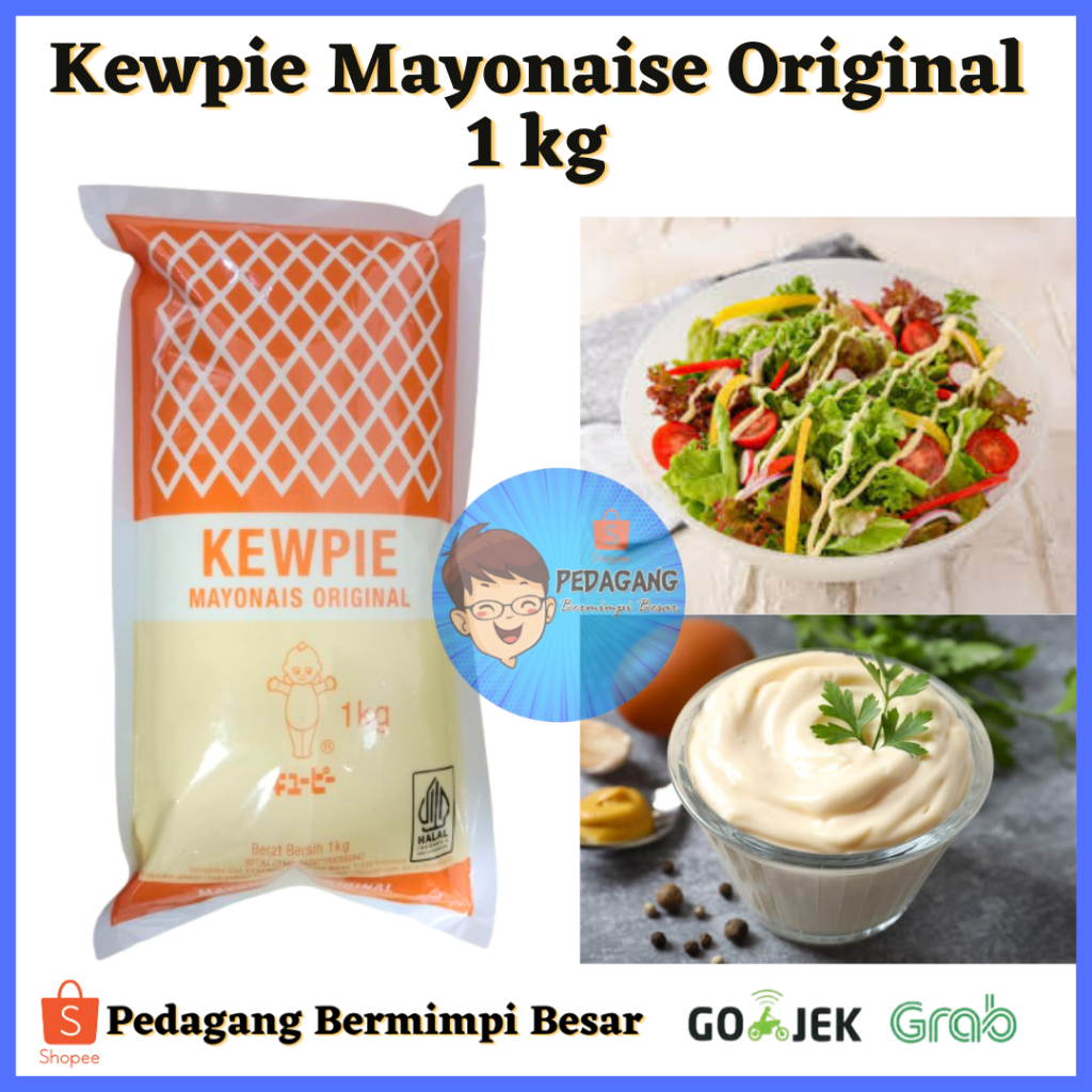Jual Kewpie Mayones Original 1KG/ Mayones/ Mayones Original Kewpie/ Saos Mayo/ Salad Dressing ...