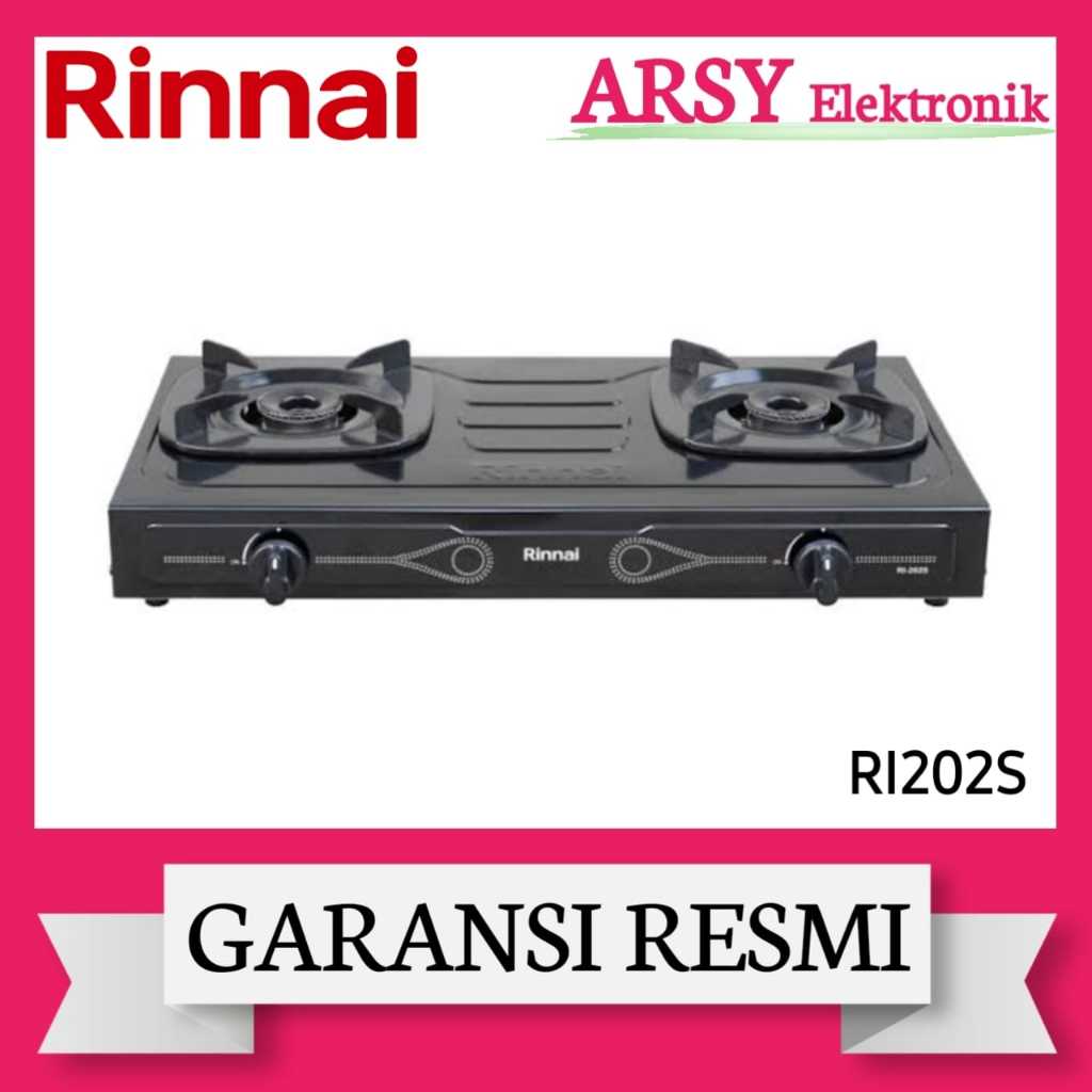 Jual KOMPOR GAS RINNAI 2TUNGKU RI-202S/RINNAI KOMPOR GAS 2TUNGKU RI ...