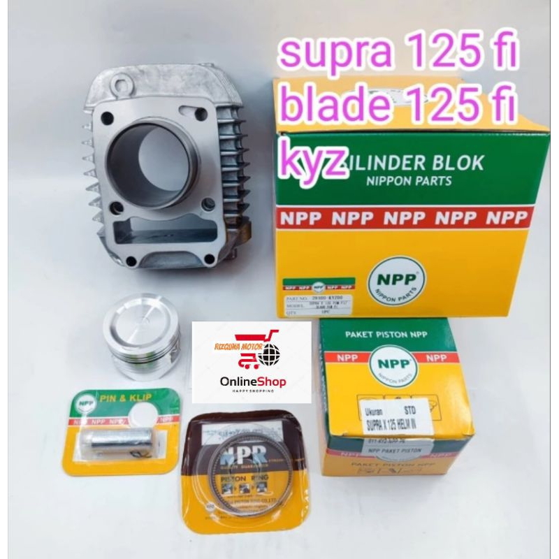 Jual NPP cylinder kit kyz silinder blok set komplit ring seher piston ...
