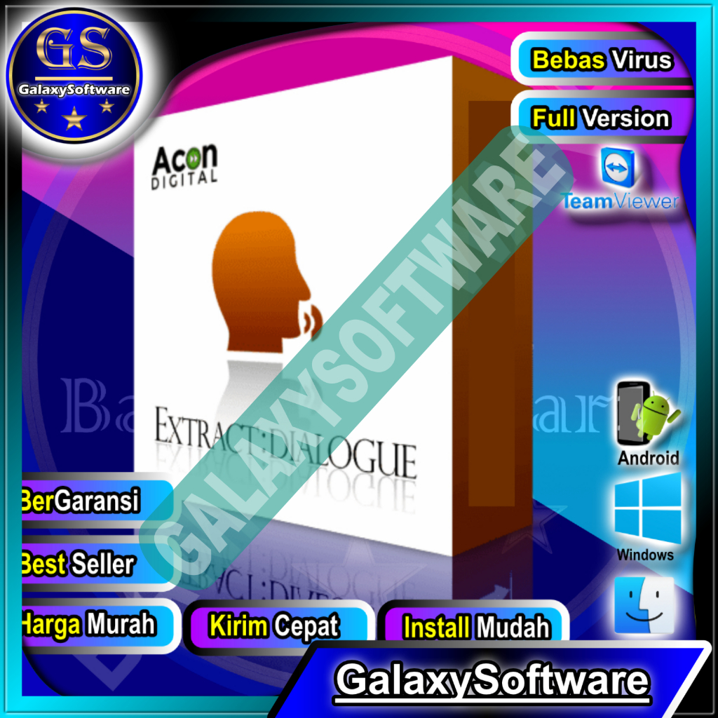 Jual Acon Digital Extract Dialogue V1.5 2023 WINDOWS | MAC Full Version ...