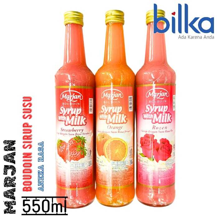 Jual MARJAN Sirup Plus Susu 460ml Aneka Rasa | Shopee Indonesia