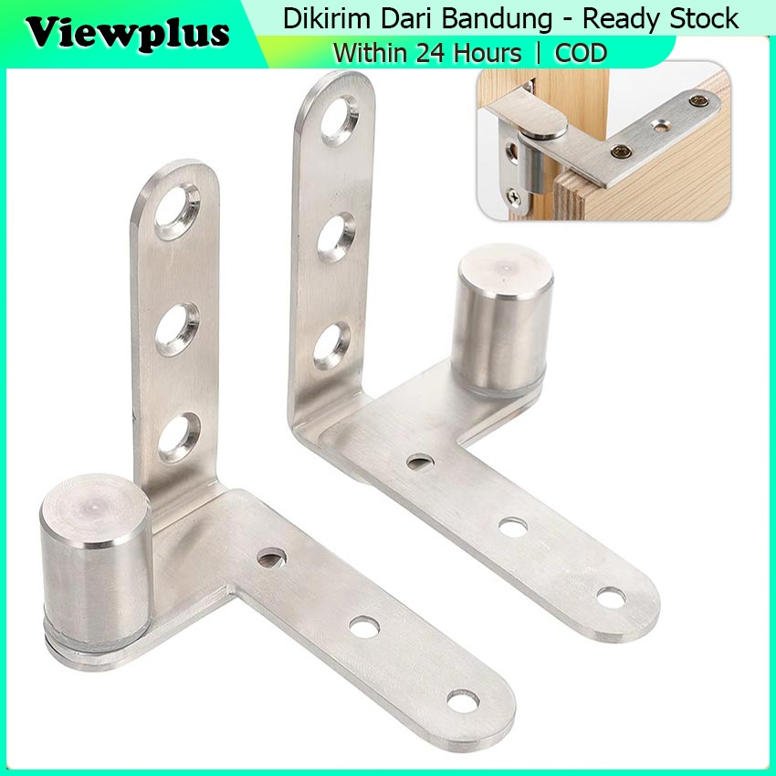 Jual 2Pcs Engsel Pivot putar stainless SUS 304 3mm u pintu kayu max ...