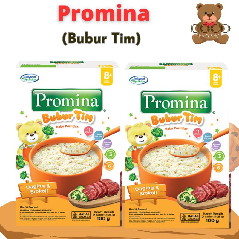 Jual Promina Bubur Tim 8+ 100g | Shopee Indonesia