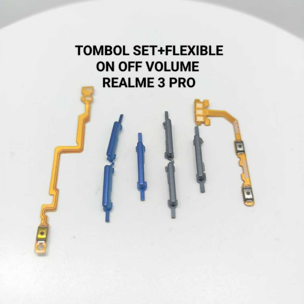 Jual TOMBOL SET + FLEXIBLE ON OFF VOLUME REALME 3 PRO TOMBOL ON OFF ORIGINAL | Shopee Indonesia