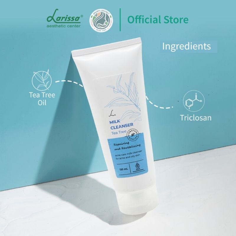 Jual Larissa Milk Cleanser Tea Tree | Shopee Indonesia