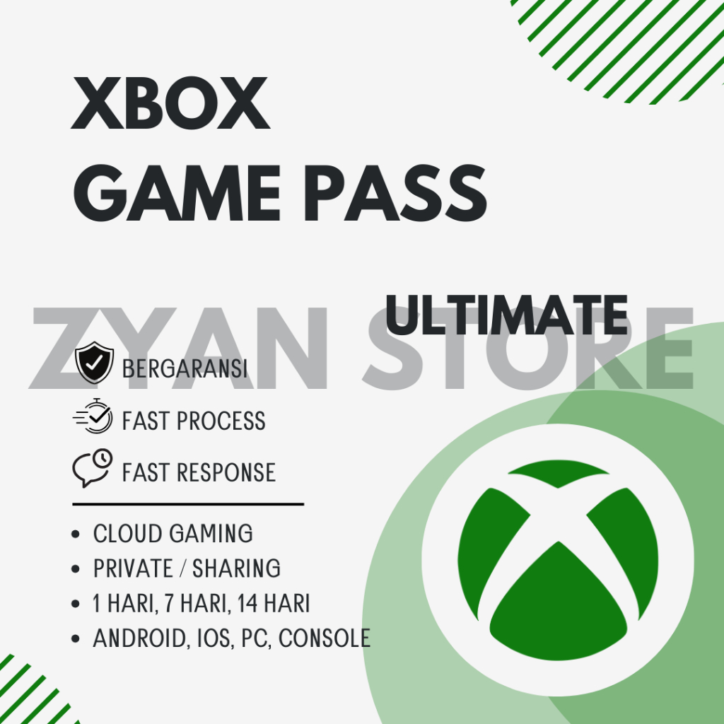 Jual Xbox Gamepass Ultimate 1 Hari - Private | Shopee Indonesia