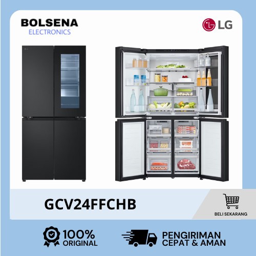 Jual LG GC-V24FFCHB KULKAS LG MULTI DOOR FRENCH DOOR 4 PINTU INSTAVIEW 24FFCHB GCV24FFCHB // LG ...