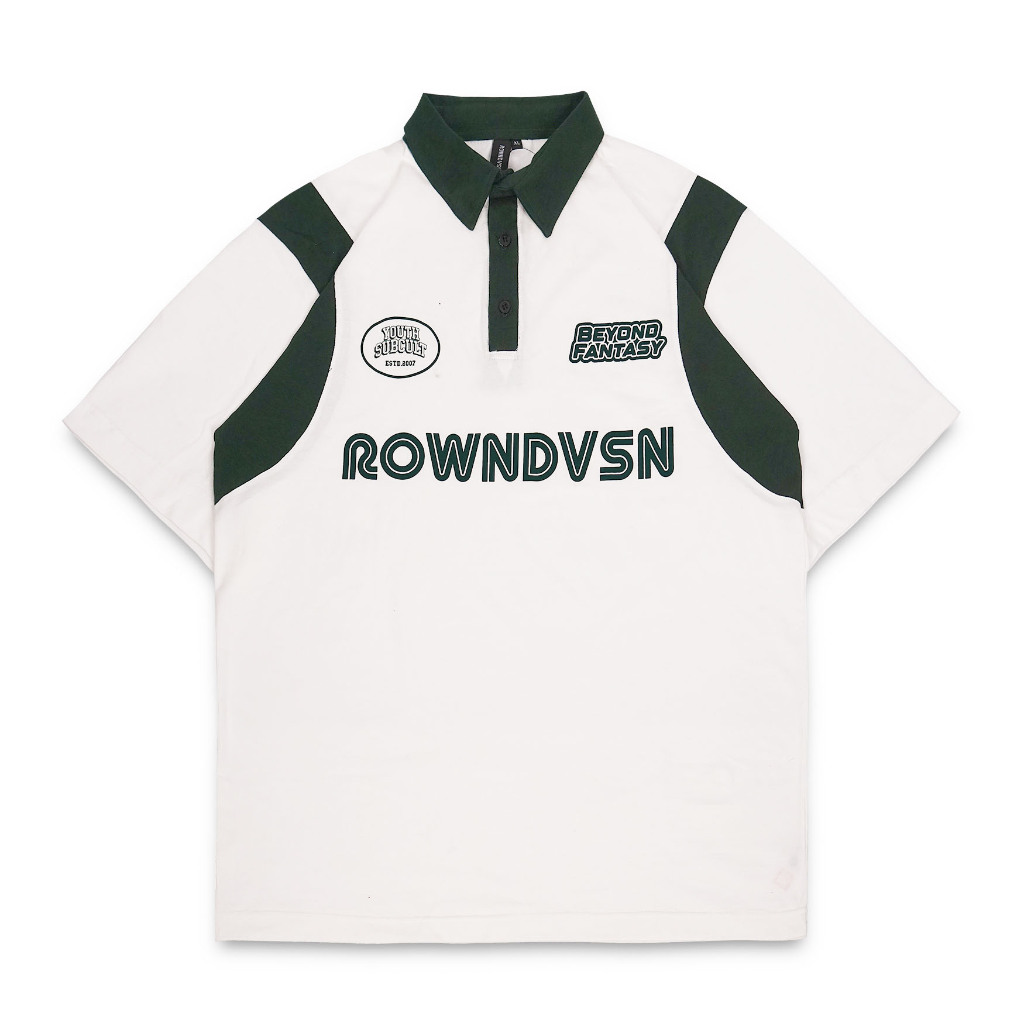 Jual Rown Division Official Polo Shirt Oversize - Rowndvsn Wangky ...