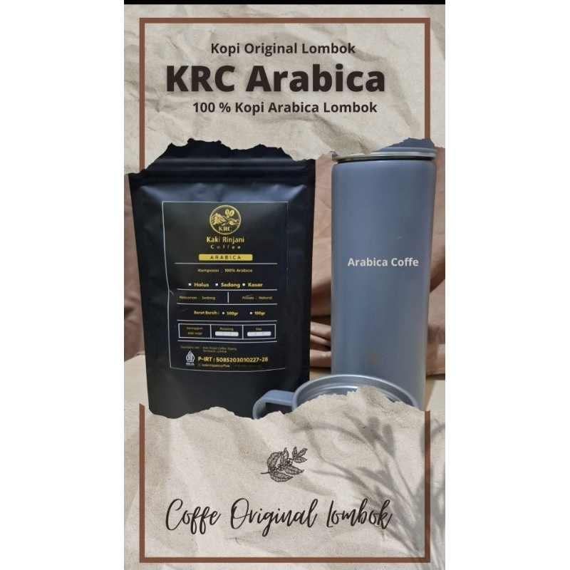 Jual KRC Arabica Kaki Rinjani Coffee 100% Original Lombok | Shopee ...