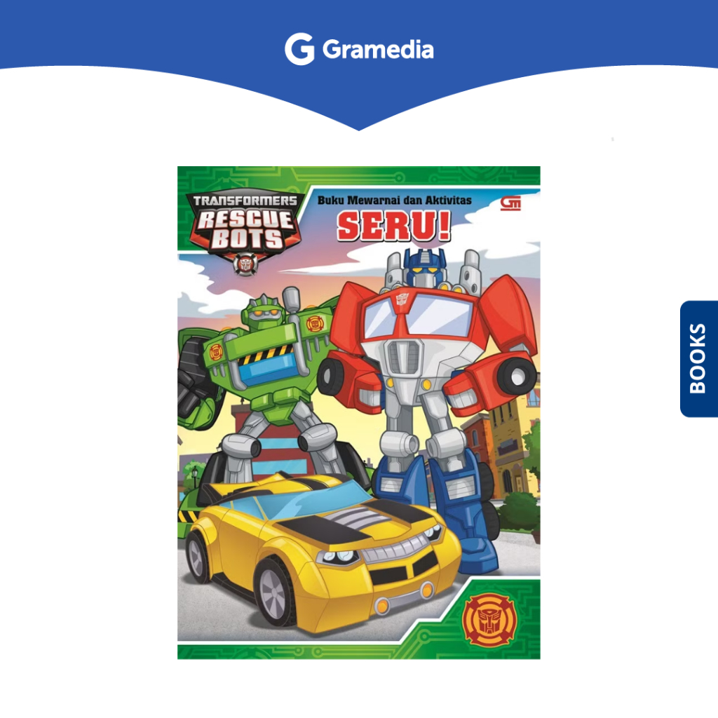 Jual Gramedia Surabaya - Pre-Order Transformers Rescue Bots: Buku Mewarnai dan Aktivitas Seru ...