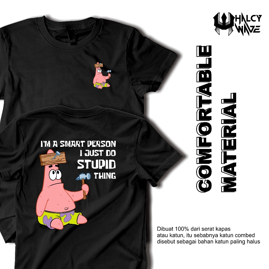 Jual Free Sticker |Baju Kaos Coretan Patrick Star Tanda Tangan Viral ...