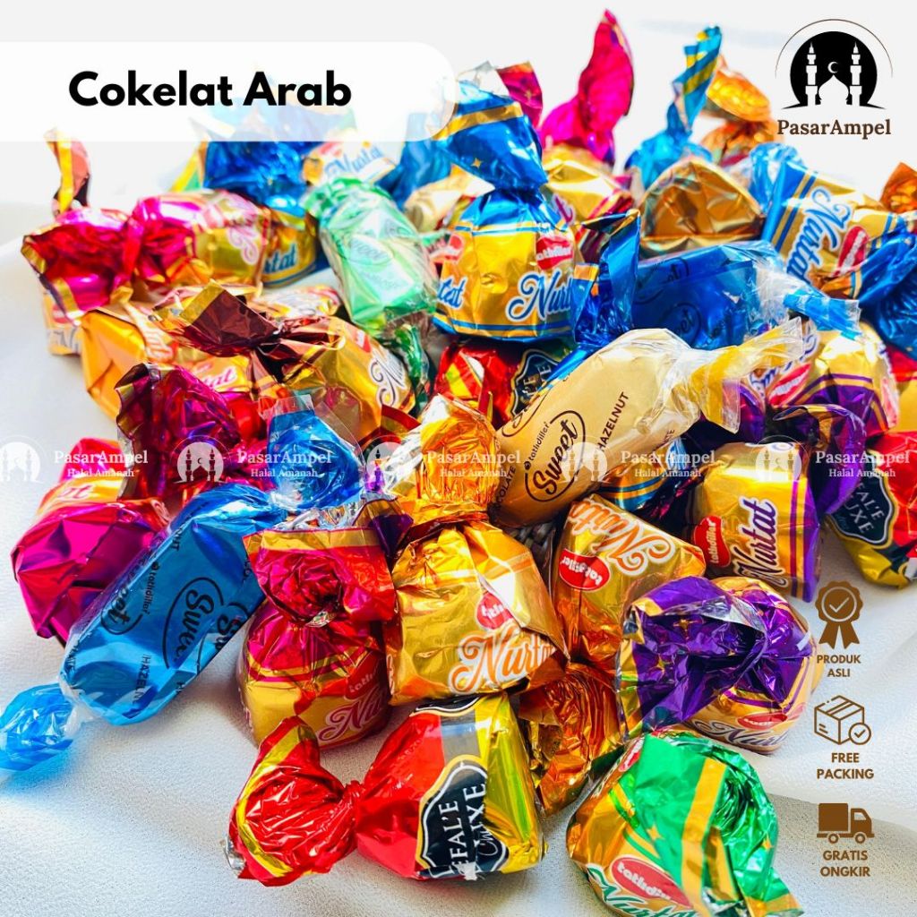 Jual Coklat Arab Truffle Mix Cokelat Oleh Oleh Haji dan Umroh 100gr ...