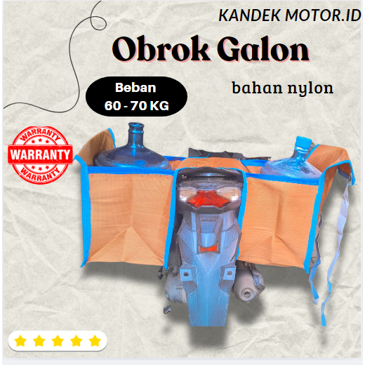 Jual KANDEK – Tas Ronjot Obrok Bronjong Rengkek Motor Pas Galon Gas ...