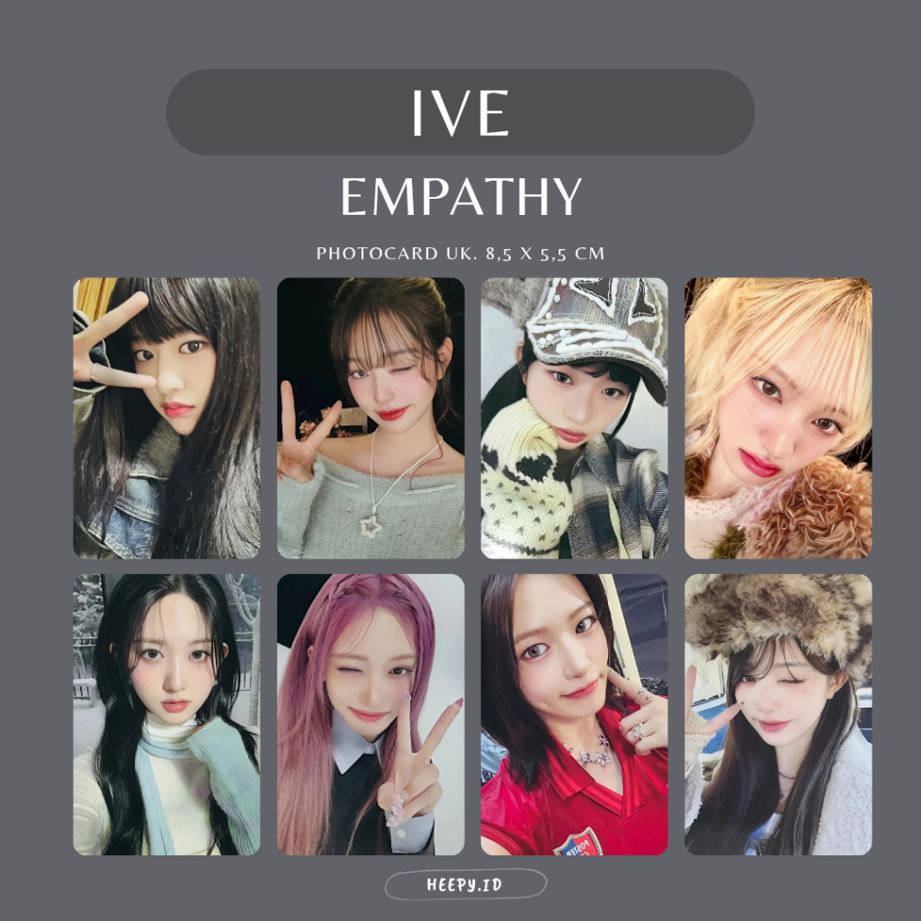 Jual [IVE] UNOFFICIAL PHOTOCARD IVE EMPATHY | Shopee Indonesia