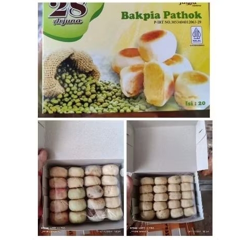 Jual BAKPIA PATHOK KERING KACANG IJO KHAS YOGYA/JOGJA ISI 20 PCS ...