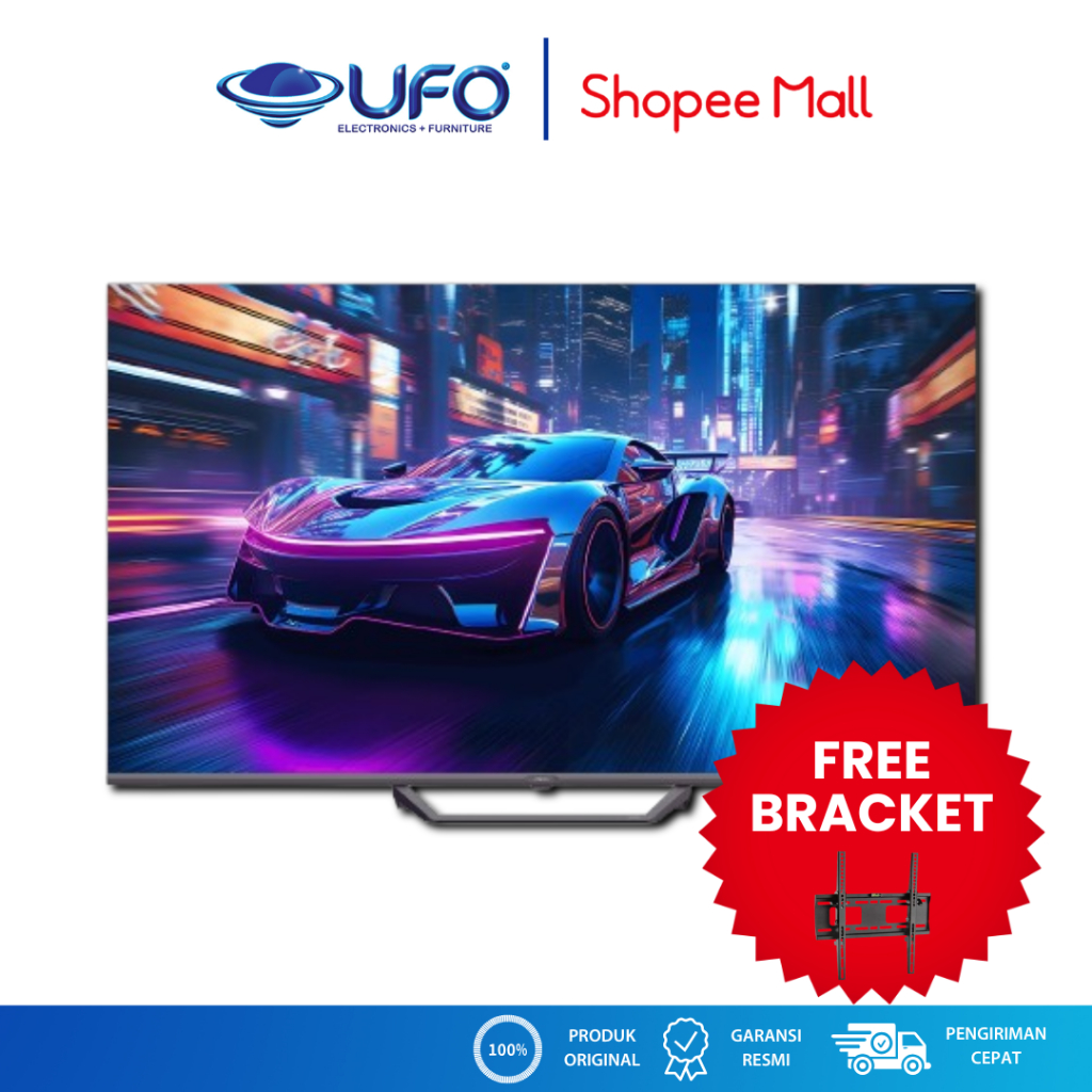 Jual Aqua 55 Inch QLED Smart Google TV 4K UHD AQT55S80EUX | Shopee ...