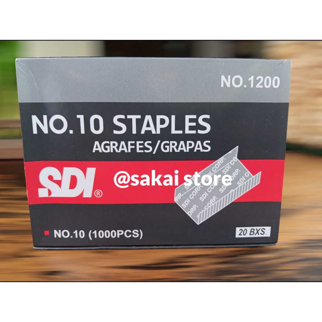 Jual Isi Staples SDI No.10 AGRAFES/GRAPAS | Shopee Indonesia