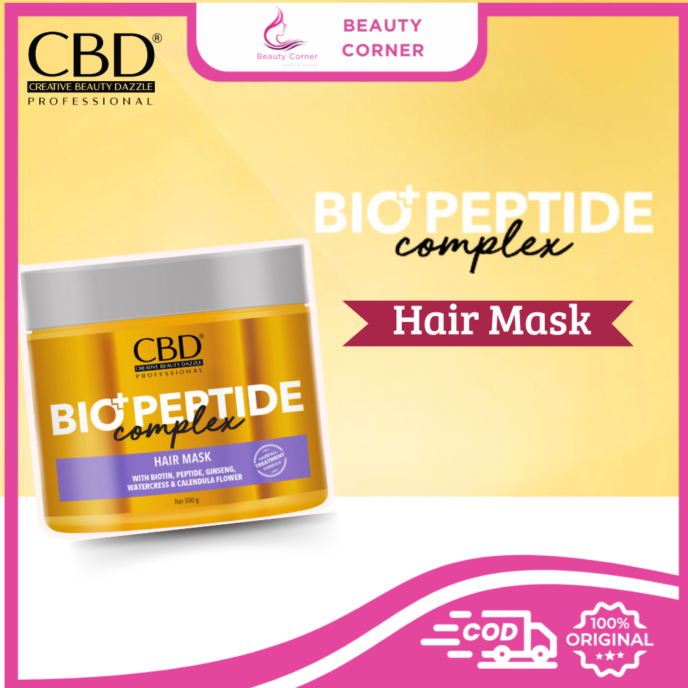 Jual CBD Bio+Peptide Complex Hair Mask - 500ml | Shopee Indonesia