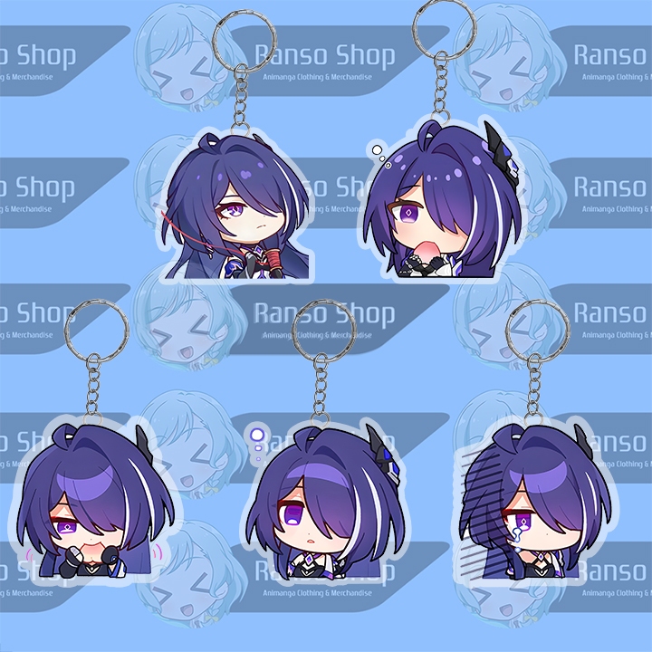 Jual Keychain Honkai Star Rail Acheron UV Printing Laser Cut Pinggiran ...