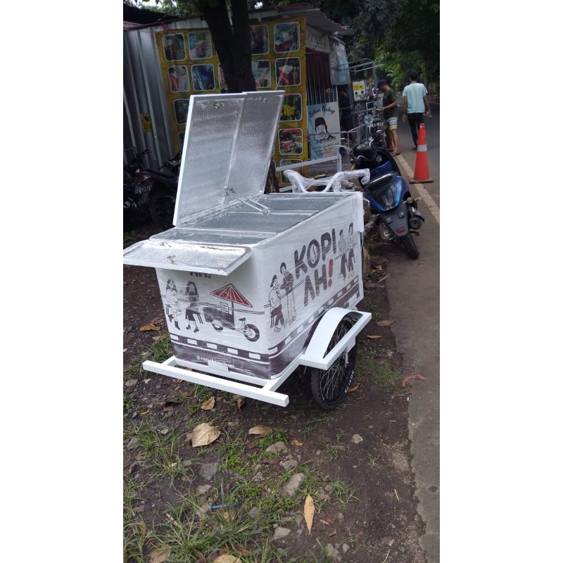 Jual gerobak cofe sepeda biasa uk box 100x60x60 | Shopee Indonesia