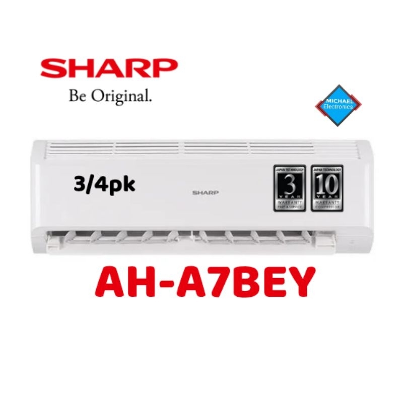Jual Ac sharp 3/4pk AH-A7BEY (UNIT ONLY) | Shopee Indonesia
