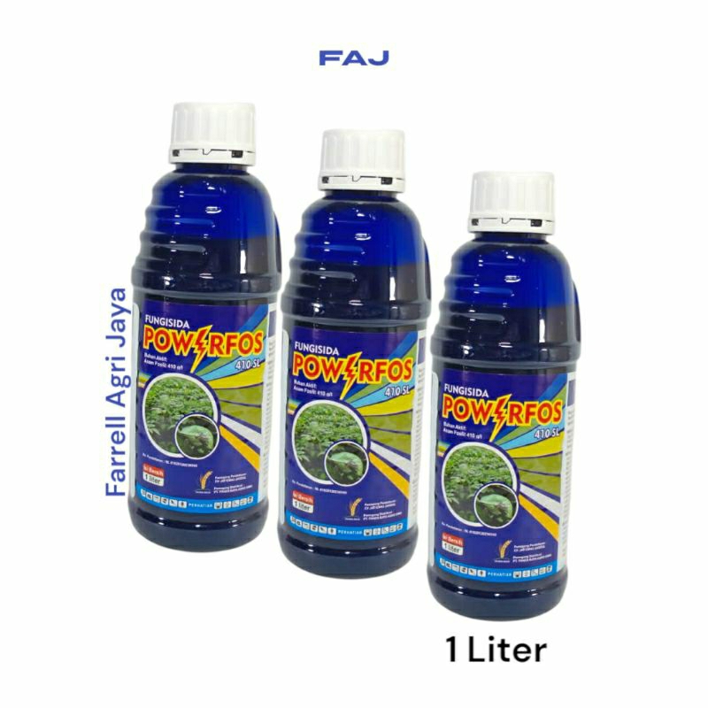 Jual FUNGISIDA SISTEMIK POWERFOS 410SL 1LT ASAM FOSFIT (1btl) | Shopee ...
