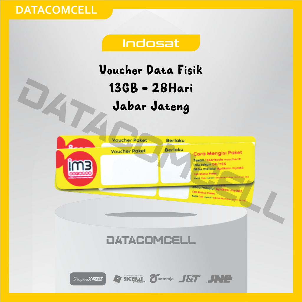 Jual VOUCHER IM3 INDOSAT JABAR - 13GB 28HARI (16GB Zona) | Shopee Indonesia