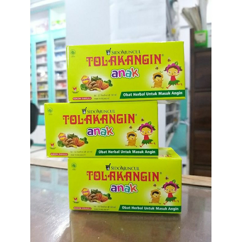 Jual 1 BOX | TOLAK ANGIN CAIR ANAK 1 BOX ISI 12 SACHET | TAC | Shopee ...