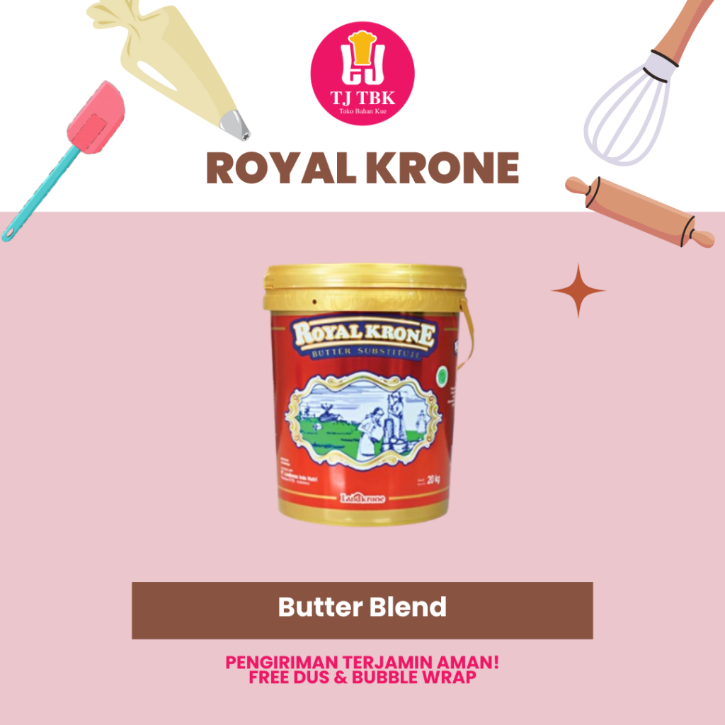 Jual Royal Krone Gold Butter Substitute BOS (repack 500g dan 1kg) | Toko Bahan Kue TJ | Shopee ...