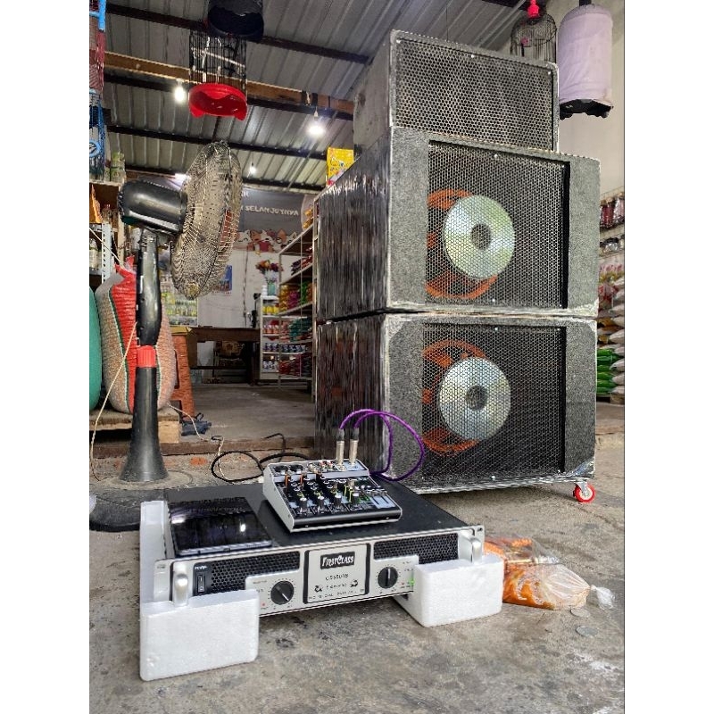 Jual Paket Sound Miniatur Subwoofer Parathel 12 inch (x2) + midle 8 ...