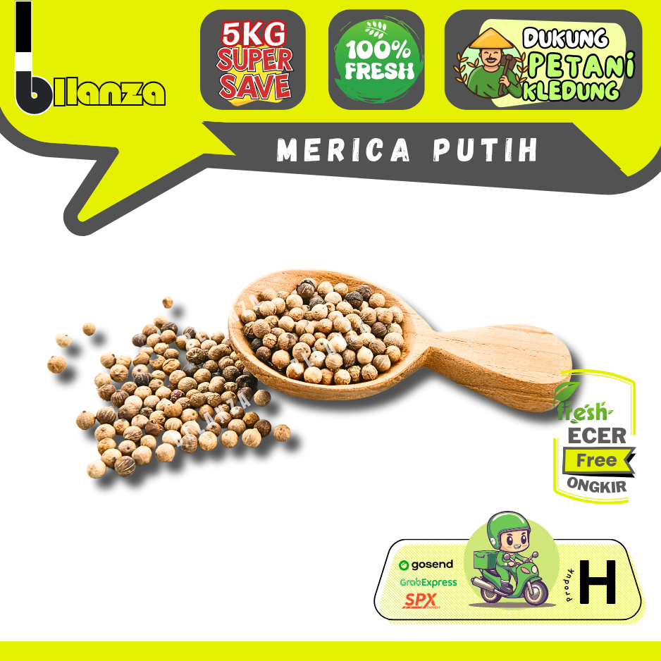 Jual Bllanza | Lada / Merica Putih — Sahabat Makan Sayur ECER (H ...